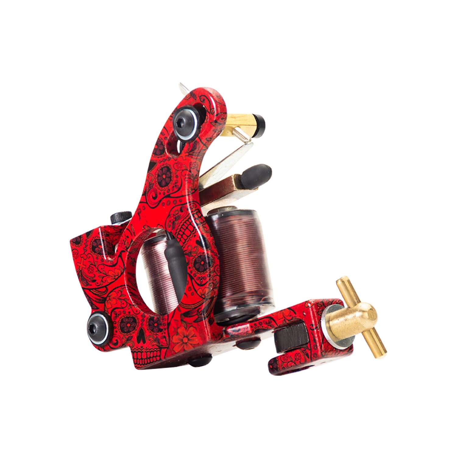 Micky Sharpz - MkIV Custom Telephone Dial Tattoo Machine - Blood Red ...